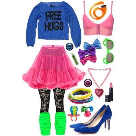 80s Flashback Fashion Colorful Vintage Outfit Eighties 80s New Wave