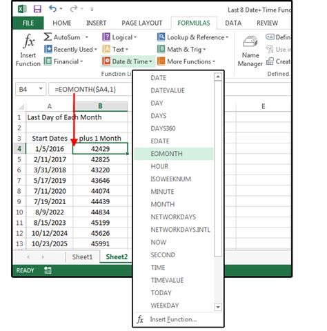 excel return month name