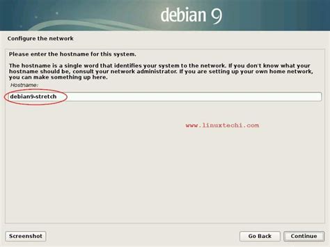 debian 9 ‘stretch installation guide with screenshots
