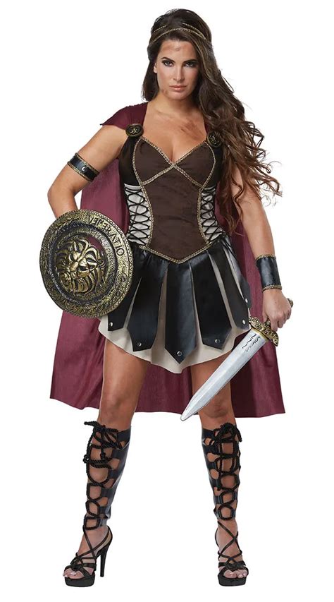 Halloween Ladies Xena Gladiator Warrior Princess Greek Roman Centurian