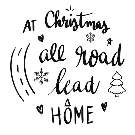 Christmas Quote Lettering 11025810 Png