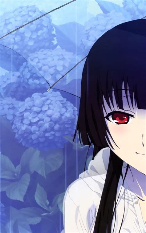 Black Hair Anime Girl Wallpapers Wallpaper Cave