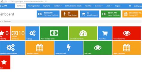 gym management system using php with free download free
