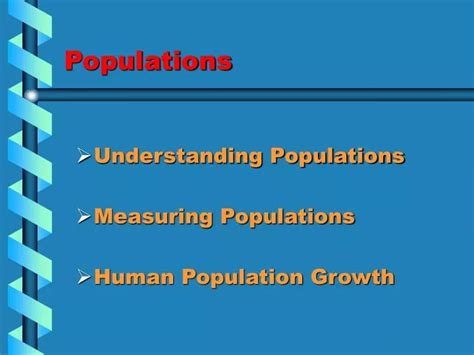 Ppt Populations Powerpoint Presentation Free Download Id 6127344
