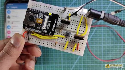wifi door lock using esp32 cam and telegram iotcircuithub