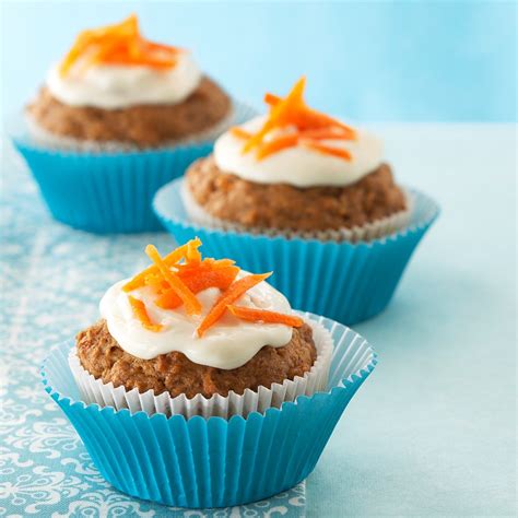 Carrot Cupcakes With Cream Cheese Frosting Recipe Eatingwell