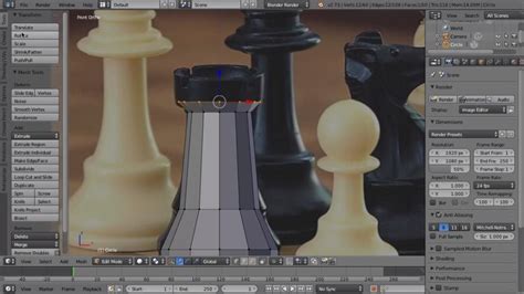 blender tutorial creating a chess piece for 3d printing 3d printing