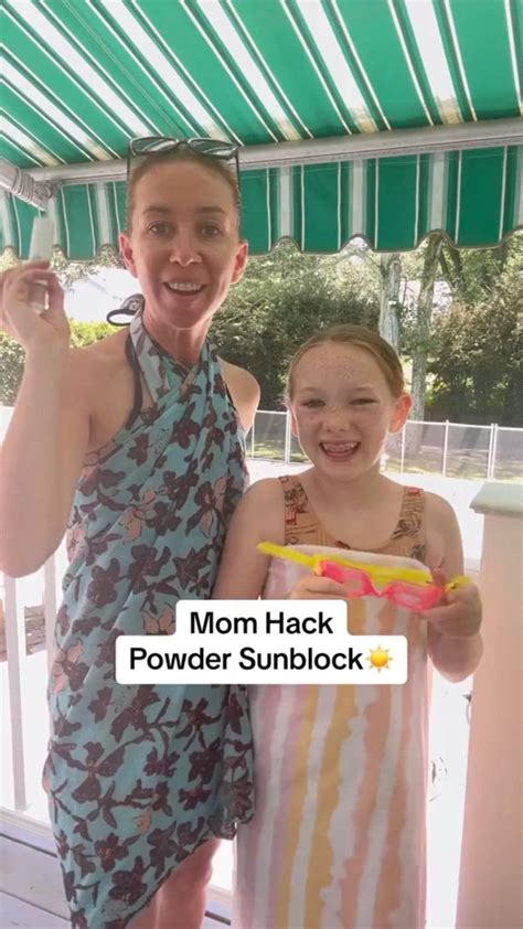 Genius Sunblock Mom Hack How Smart All You Need Is Powder Sunblock