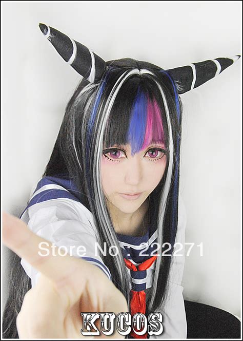 Купить Аниме Данган Ronpa Danganronpa длинные Ибури Mioda косплей парик