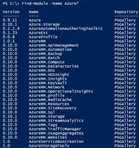 azure powershell 1 0 preview installation on down level powershell