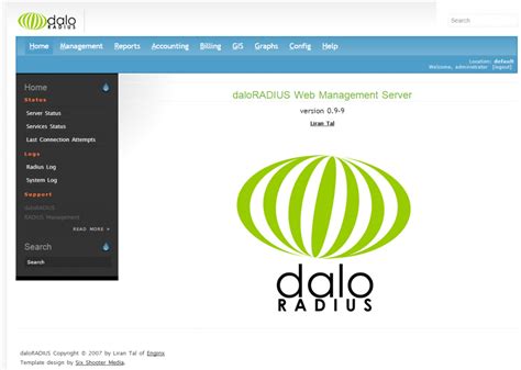 install freeradius on ubuntu 17 04 server and manage using daloradius