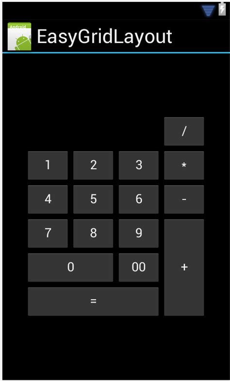 diseño de interfaz de usuario android creando un teclado numérico con
