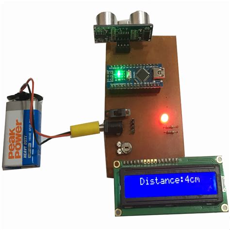 arduino and ultrasonic sensor based distance measurement project hub