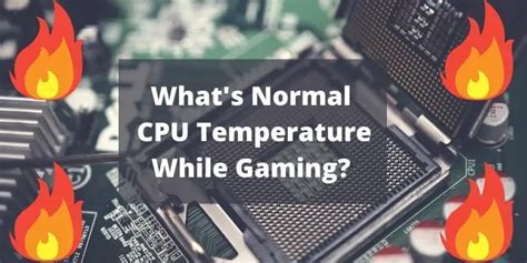 What Is A Normal Cpu Temp While Gaming 2024