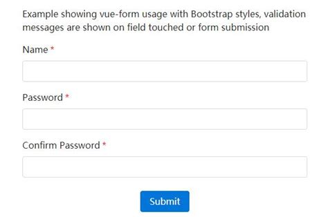 comprehensive form validation for vue js 2 2