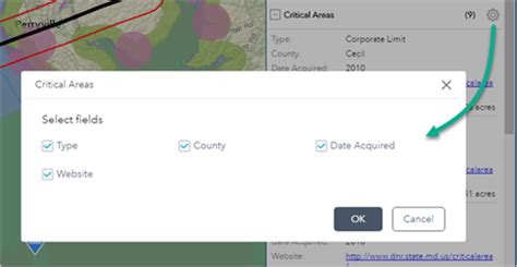 screening widget—web appbuilder for arcgis documentation