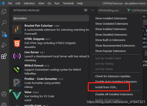 vscode插件离线安装