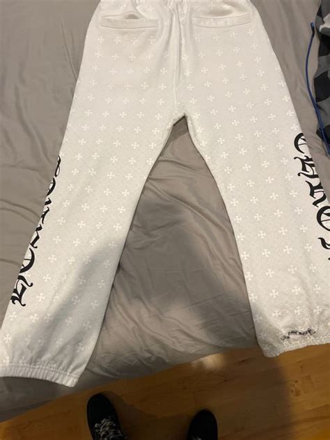 Chrome Hearts Chrome Hearts Plus Cross All Over Print Sweatpants Grailed