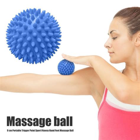 Pvc Spiky Massage Ball Fitness Muscle Hedgehog Physiotherapy Light