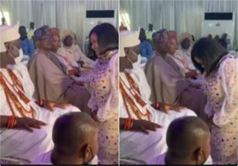 Fans React To What Actress Toyin Abraham Did To Ooni Of Ife At Event