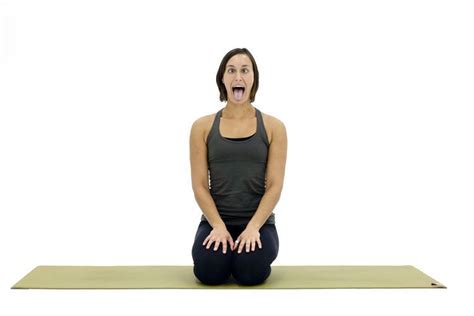 how to do lion s breath simha pranayama in yoga pranayama yoga