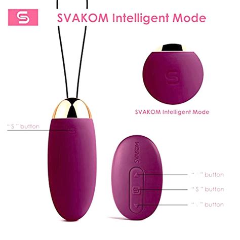 Svakom Mini Waterproof Bullet Massager Remote Control Vibrating Egg For