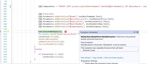 i m finding it hard to insert into 3 tables at the same time in c