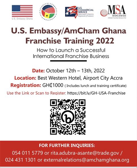 U S Embassy Ghana On Twitter Amchamghana And The U S Embassy Are