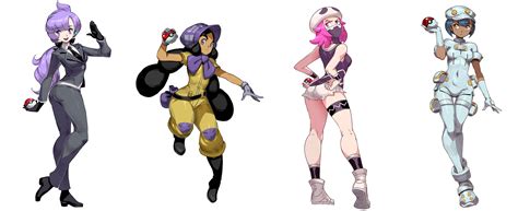 Aether Foundation Employee Team Skull Grunt Anabel And Hapu Pokemon