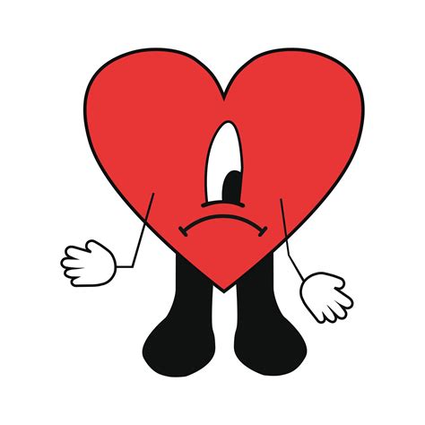 Bad Bunny Un Verano Sin Ti Sticker Sad Heart Sticker Bad Etsy Artofit