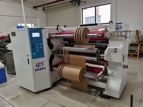 Full Automatic Jumbo Roll Paper Slitting Rewinder Machine Double Shaft