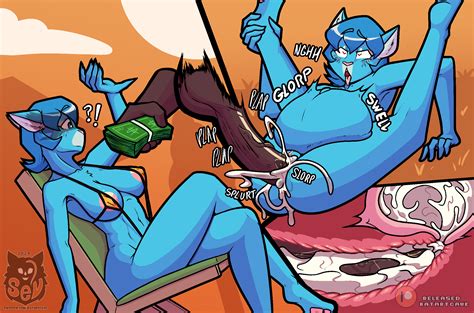 Rule 34 Anthro Areola Balls Batartcave Blue Body Blue Hair Bodily