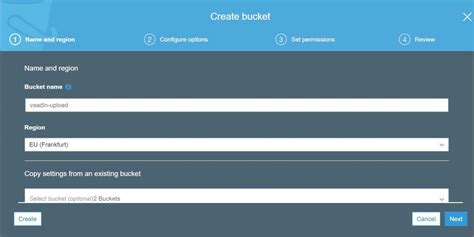 how to upload a file to amazon s3 in java using vaadin