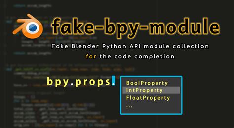 github nutti fake bpy module fake blender python api