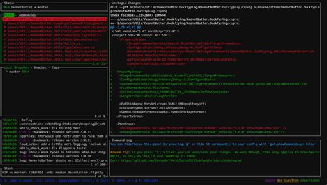 lazygit simple terminal ui for git commands