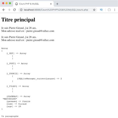 les variables superglobales php pierre giraud