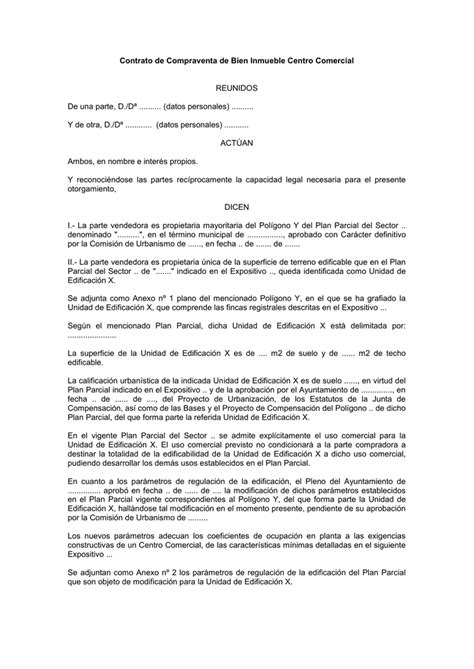 Contrato De Compraventa A Plazos De Bien Inmueble Contrato De Hot Sex