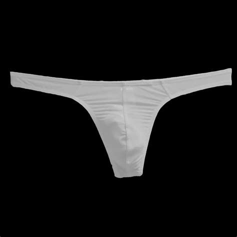 Sexy Man Thongs Nylon Men Thong Sexy Pants Ice Silk Breathable G String
