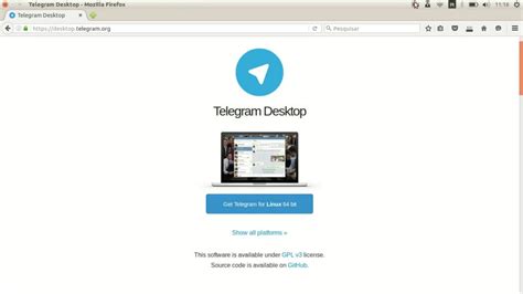 instalando telegram no linux youtube