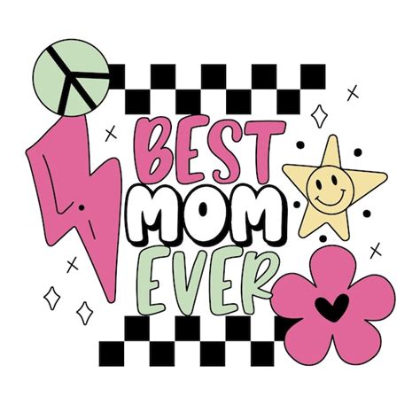 Premium Vector Retro Mothers Day Hand Written Lettering Mental Health