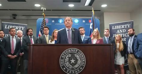 Attorney General Ken Paxton Blasts Pending Impeachment Vote Calls For