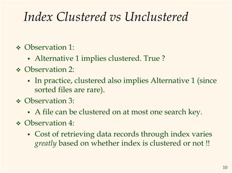 ppt overview of storage and indexing powerpoint presentation free