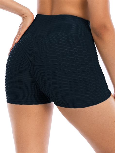 Youloveit Women Fitness Yoga Shorts Quick Dry Shorts Tummy Control