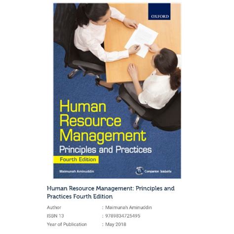 human resource management principles and practices fourth edition