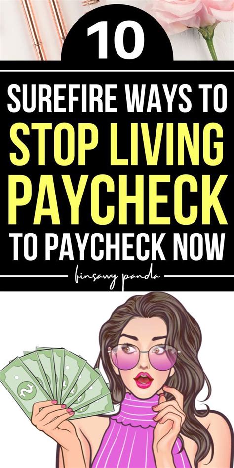 How To Stop Living Paycheck To Paycheck And Save Money Artofit