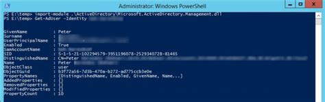 use the active directory powershell module without