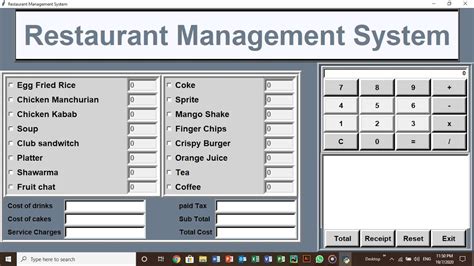 Restaurant Management System With Data Base Using Python Tutorial Part