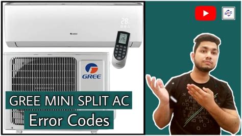 Gree Mini Split Air Conditioners Error Codes List