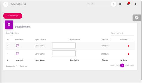 why when i add new row by handlebars js template datatables cant