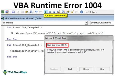 vba 1004 error top 6 types how to fix runtime error 1004 in vba